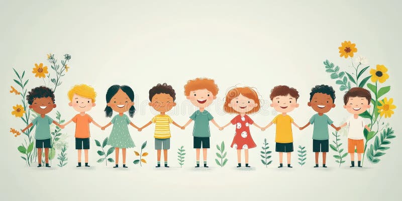 Unity among Children: Symbol of Togetherness Stock Photo - Image of ...