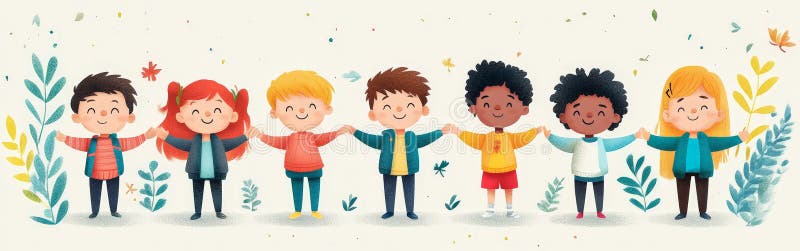 Unity among Children: Symbol of Togetherness Stock Photo - Image of ...