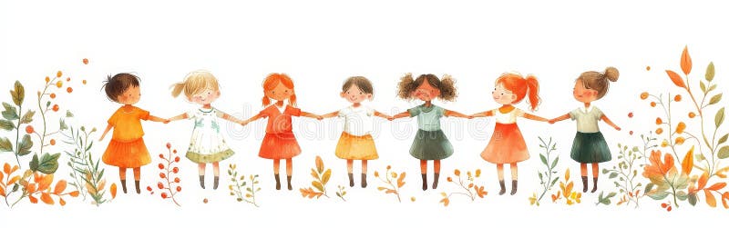 Unity among Children: Symbol of Togetherness Stock Image - Image of ...