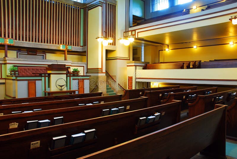 Unity Church Interior editorial photography. Image of architect - 116983372