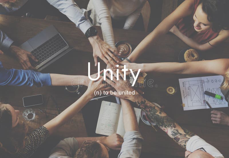 Unity Community Connection Cooperation Team Concept Stock Image - Image ...