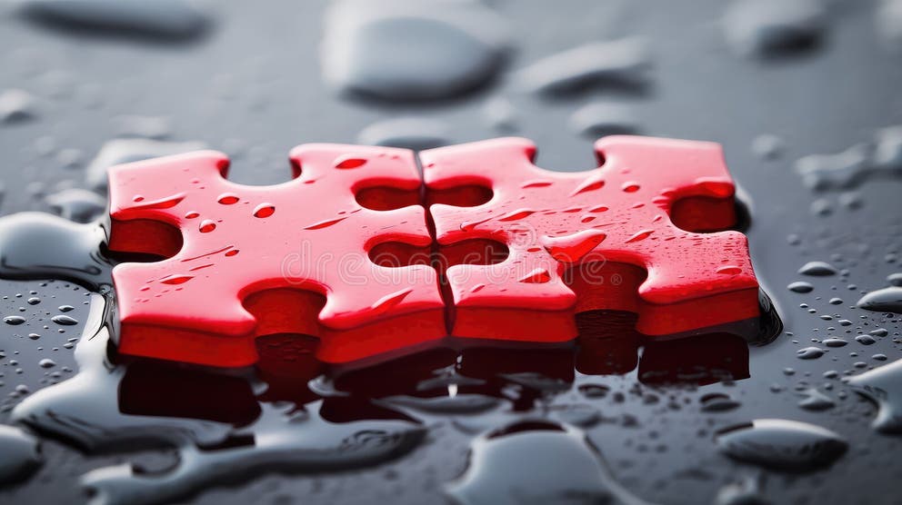 Unity connect red stock illustration. Illustration of synchronize ...