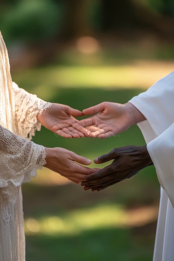 Unity and Connection, Diverse Hands Joined Together in Nature ...