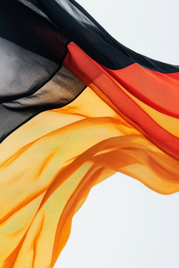Unity Day German Flag stock illustration. Illustration of backdrop ...