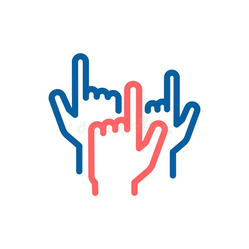 Three Hands Illustration Teamwork Stock Illustrations – 722 Three Hands ...