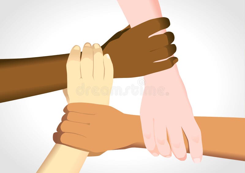 Unity in Diversity stock vector. Illustration of character - 21677983