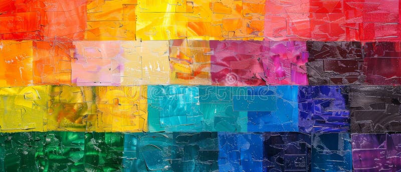 Unity in Diversity - Artistic Pride Flag Collage Banner Background ...