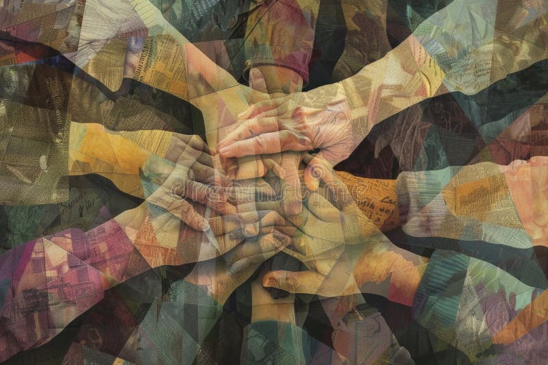 Unity in Diversity Collage stock image. Image of friendship - 310158259