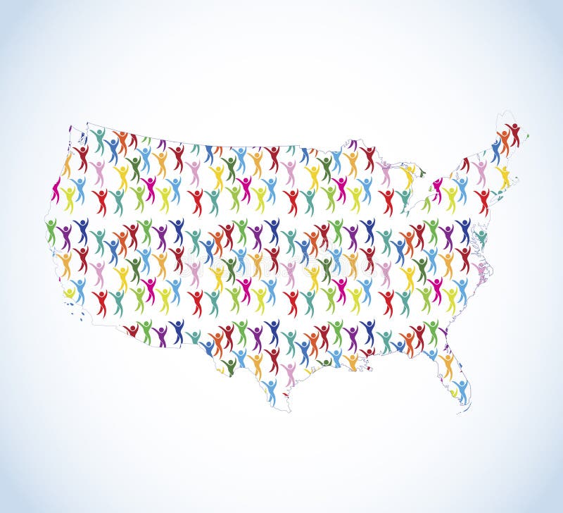 Unity in Diversity stock vector. Illustration of august - 57371751