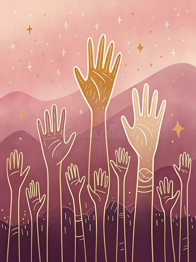 Unity and Diversity Depicted through Hands Reaching for the Stars in ...