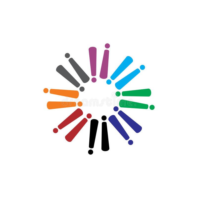 Unity and Diversity Group Logo Design Stock Vector - Illustration of ...