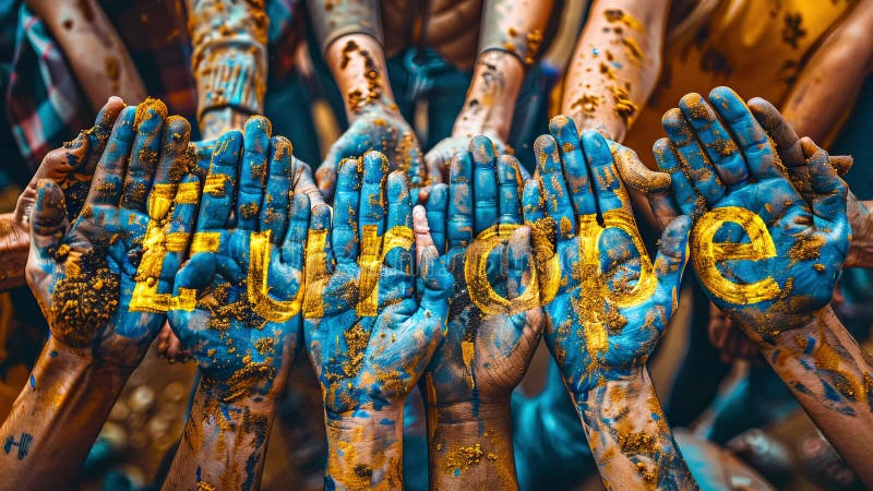 Unity in Diversity Hands Celebrating Europe Day Stock Footage - Video ...