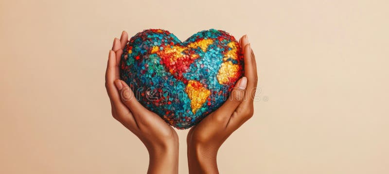 Unity and Diversity: Hands of Different Ethnicities Forming Heart Shape ...