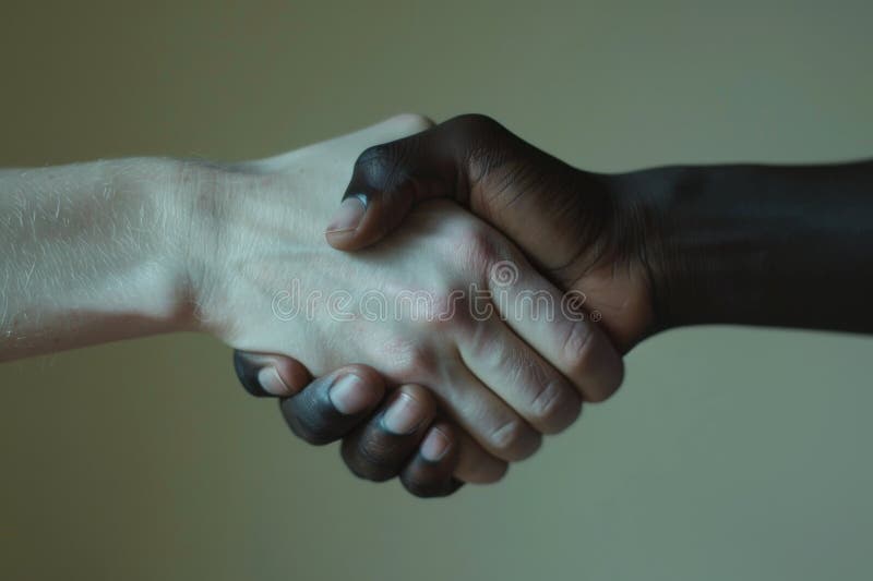 Unity in Diversity: a Handshake Stock Illustration - Illustration of ...