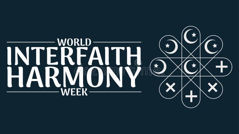 Unity in Diversity: Honoring World Interfaith Harmony Week Stock Vector ...