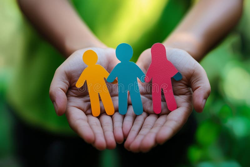 Unity in Diversity Representation Stock Illustration - Illustration of ...