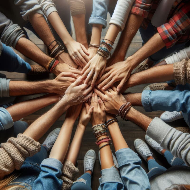 Unity in Diversity stock image. Image of strength, hands - 310938701