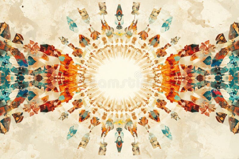 Unity in Diversity, Various Cultural Symbols on a Light Backdrop ...