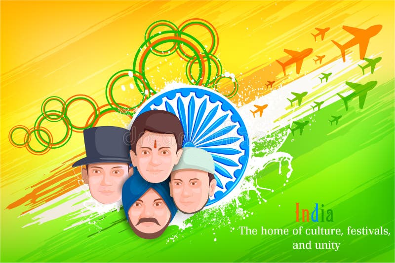 Unity in Diversity stock vector. Illustration of hinduism - 57371822