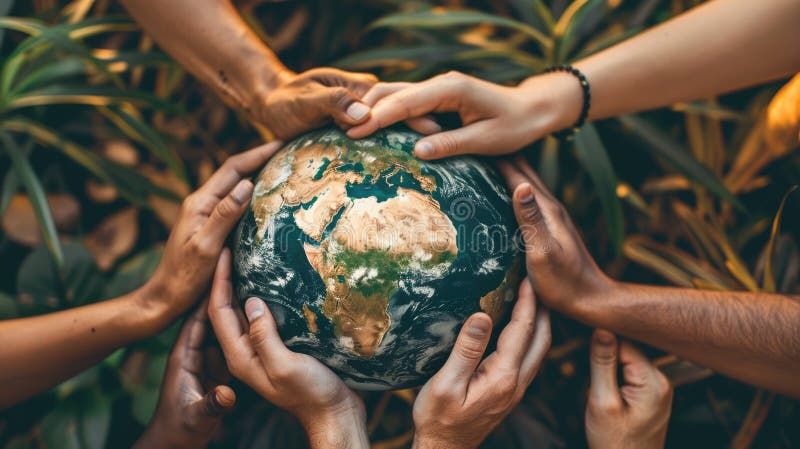 Unity for Earth Diverse Hands Protecting Our Planet for Global ...