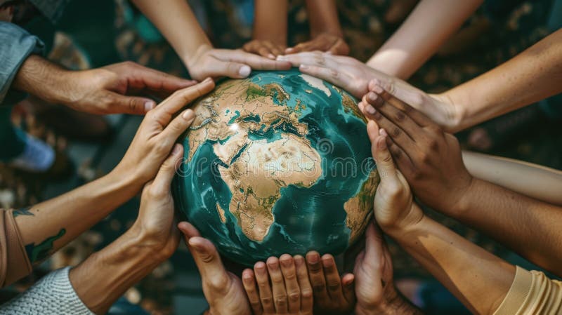 Unity for Earth Diverse Hands Protecting Our Planet for Global ...