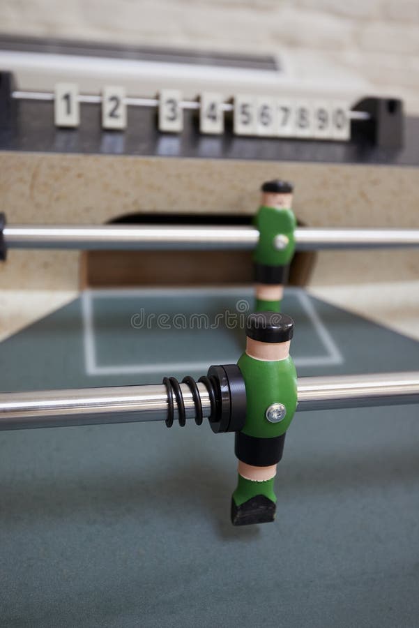 Unity in a foosball table stock image. Image of recreational - 57604425