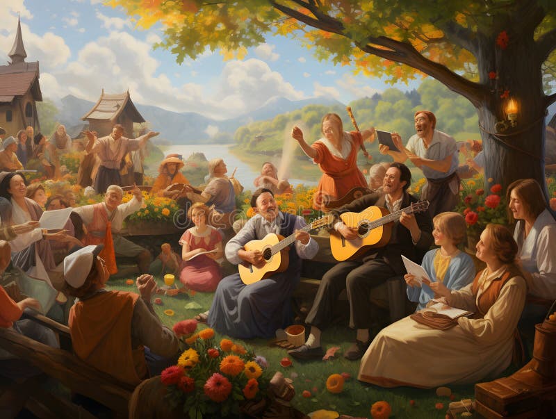 Unity in Freedom and Hope, Generative AI, AI Generated Stock ...