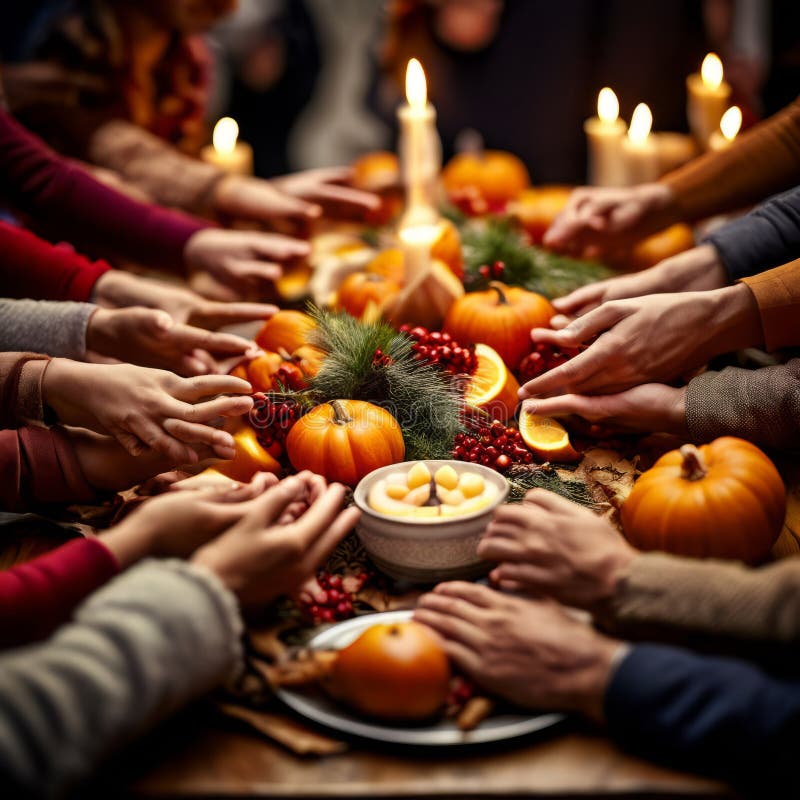 Unity Gratitude Day a Term for Thanksgiving that Celebrates Th Stock ...