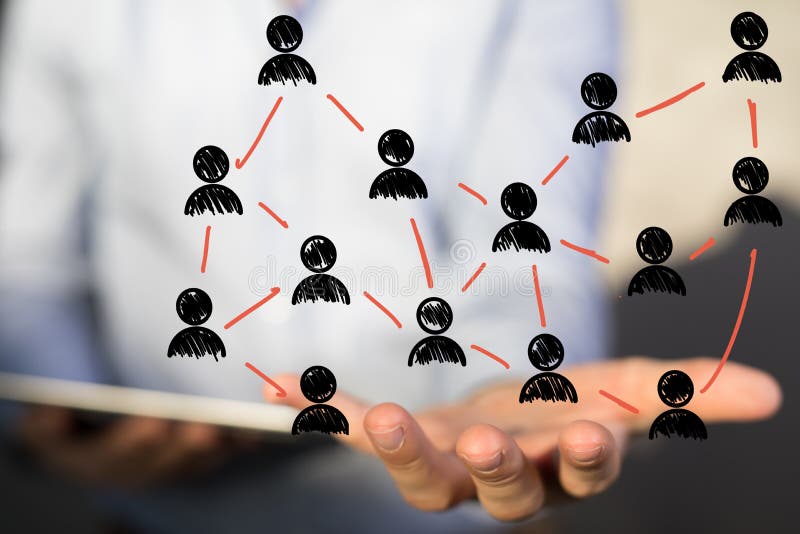 A Unity Group and Teamwork Concept Stock Photo - Image of communication ...