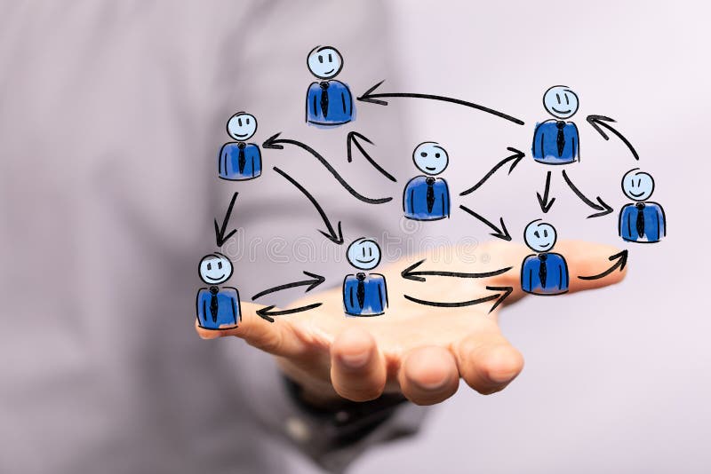 A Unity Group and Teamwork Concept Stock Image - Image of network, tech ...
