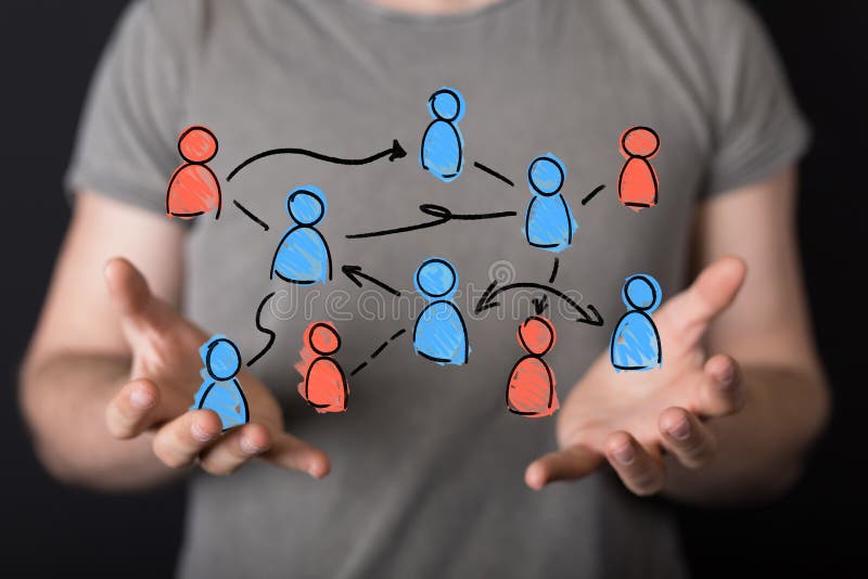 A Unity Group and Teamwork Concept Stock Image - Image of networking ...