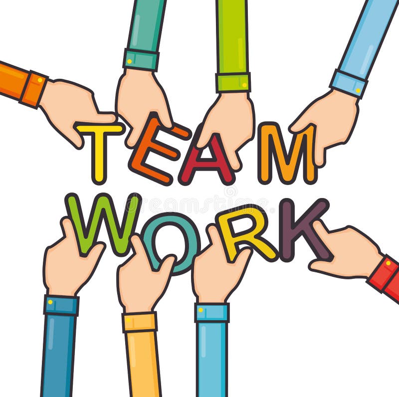 Teamwork business concept stock vector. Illustration of people - 111924416