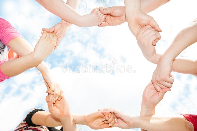 The unity of the hands stock photo. Image of color, friendship - 24403242