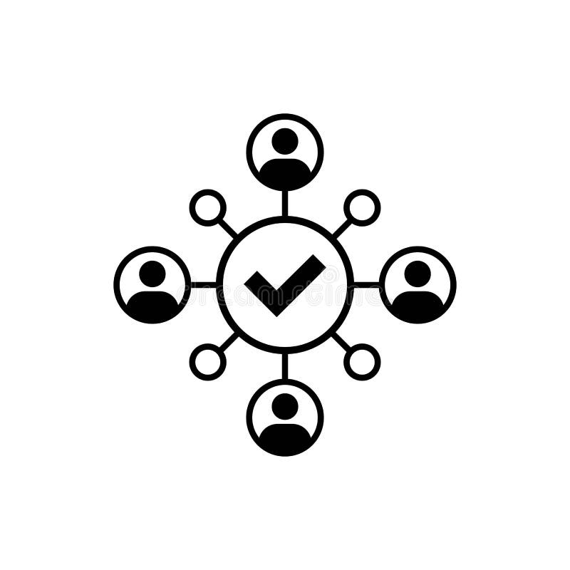 Unity Icon. Cooperation, Coworking Icon. Successful Communication ...