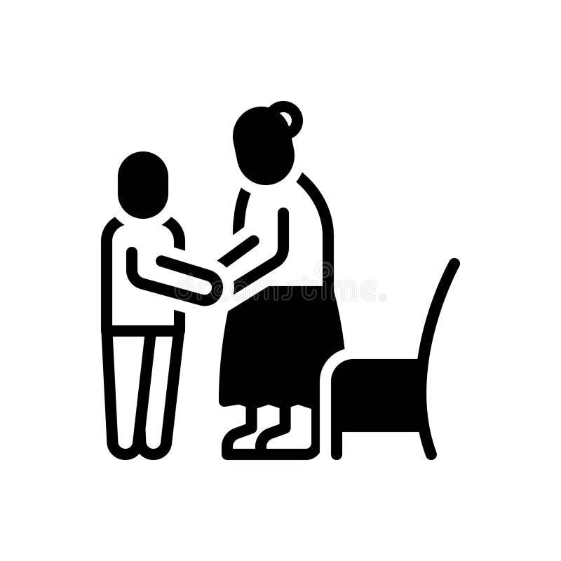 Black Solid Icon for Unity, Rapprochement and Helpful Stock ...