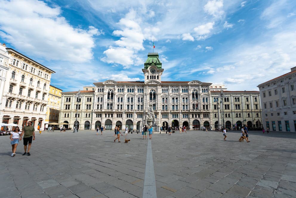 Unity of Italy Square in Trieste, Italy Editorial Image - Image of ...