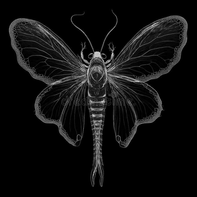 The Unity of Nature Stippling Stock Illustration - Illustration of ...