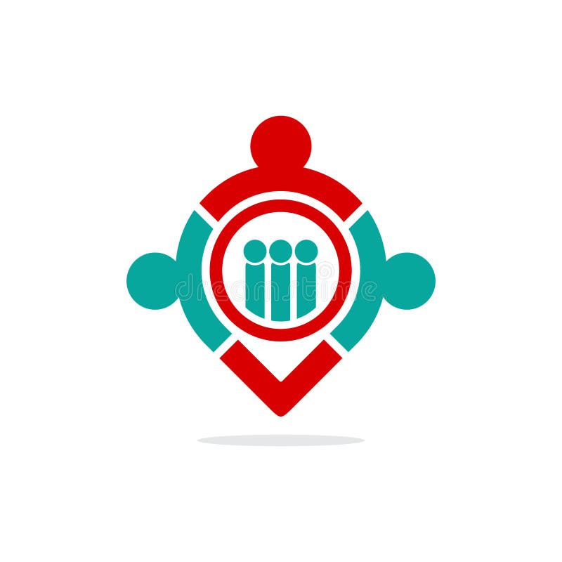 Unity People Logo, Icon, Symbol Stock Vector - Illustration of family ...
