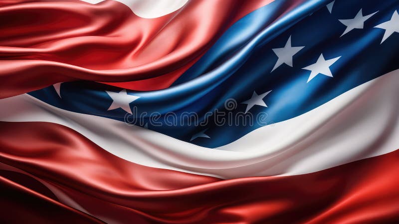 Unity Red White and Blue Gradient Stock Illustration - Illustration of ...