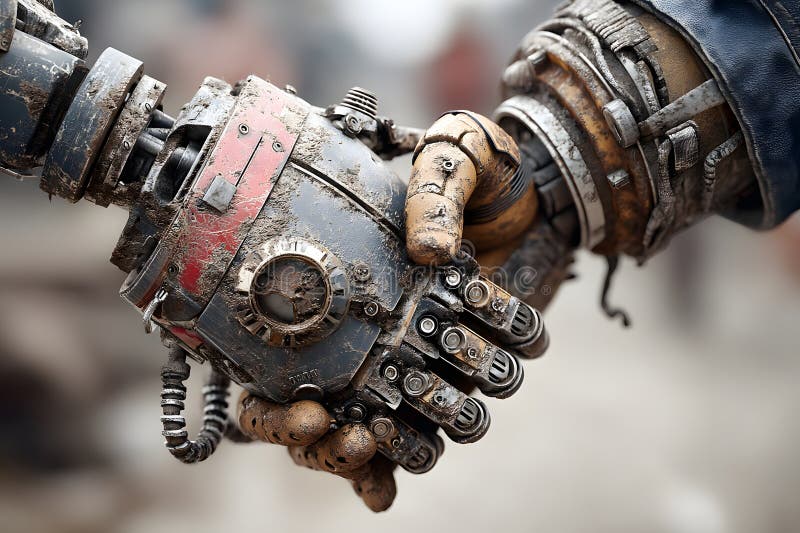 Unity in Rust and Code: Robotic Handshake in Post-apocalyptic World ...