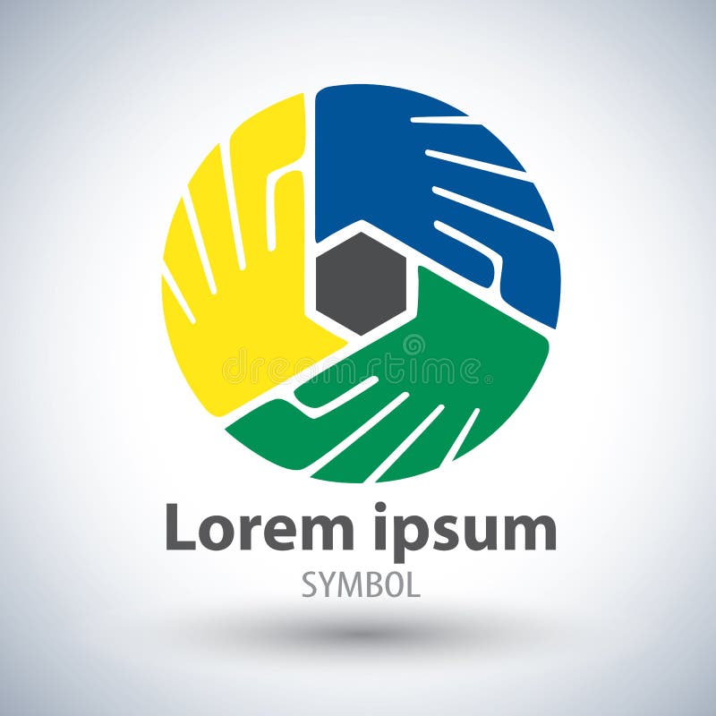 Unity symbol stock illustration. Illustration of icon - 15762219