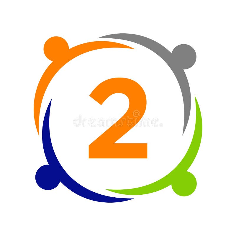 Unity Team Work Logo Design with 2 Letter Template. Charity Logo ...