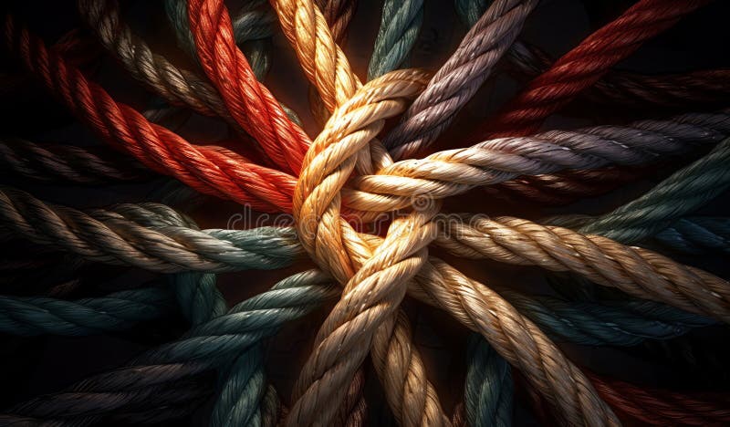 Unity_and_teamwork_concept2 Stock Illustration - Illustration of ...