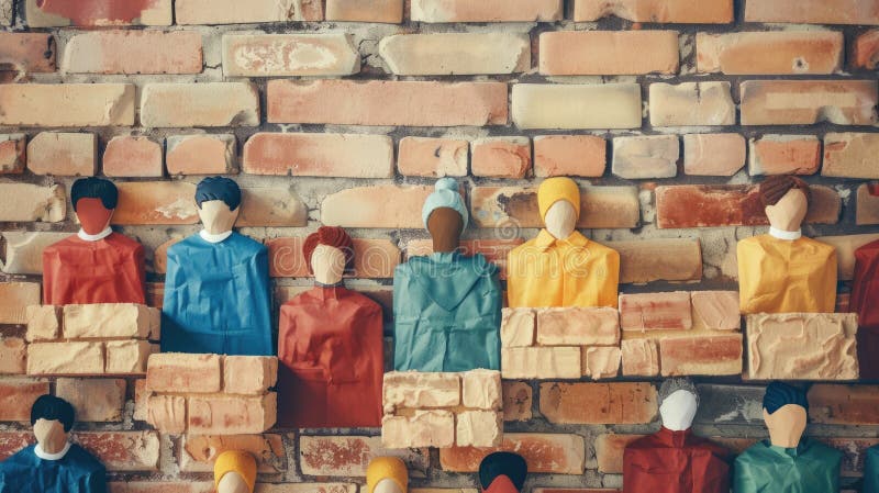 Unity and Teamwork Create a Community, Uniting Diverse Workers in a ...