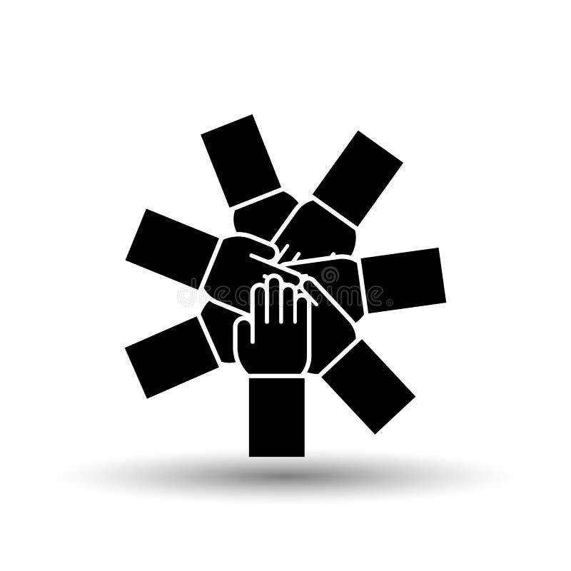 Unity and Teamwork Icon stock vector. Illustration of partnership ...