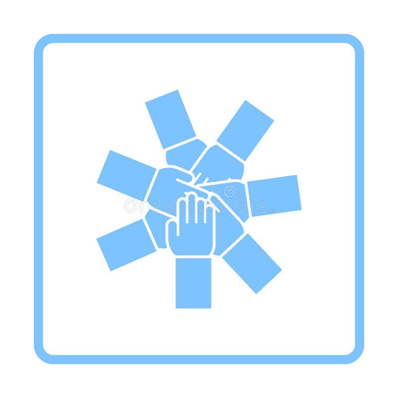 Unity and Teamwork Icon stock vector. Illustration of corporate - 146633692