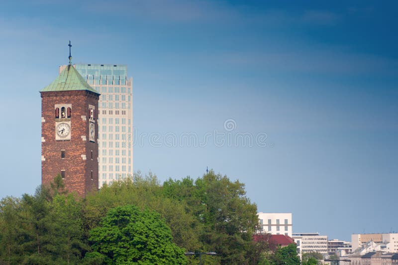 Unity Tower editorial image. Image of attic, krakow - 181280195
