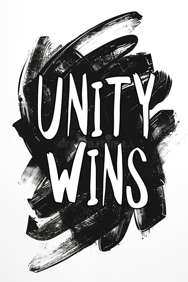 Unity Wins Creative Typography with Abstract Black Brushstroke ...