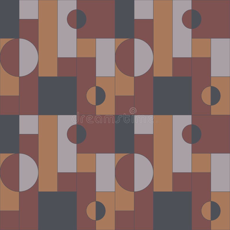Universal Abstract Seamless Geometric Pattern with Simple Forms Stock ...