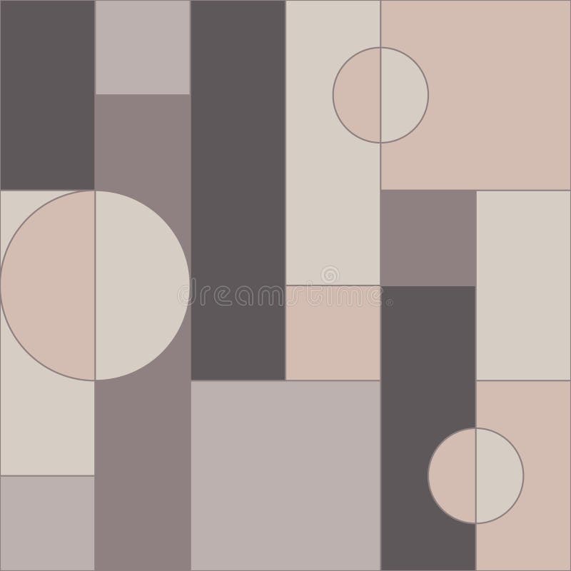 Universal Abstract Seamless Geometric Pattern with Simple Forms Stock ...